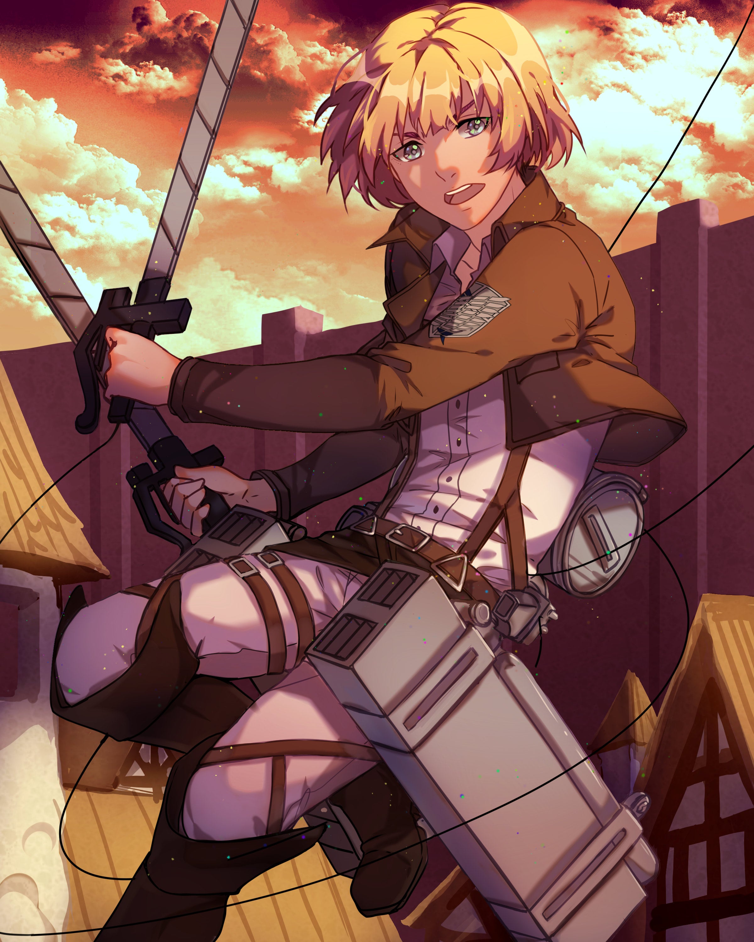 Armin Arlert Iphone Wallpaper